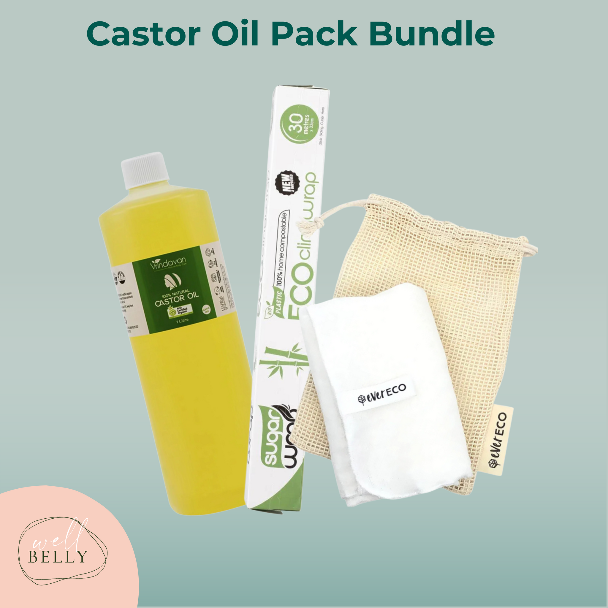 Castor Oil Pack Bundle – Well Belly Health